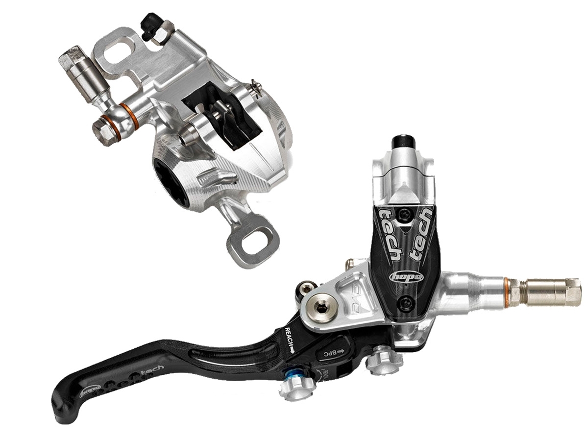 Hope Tech V2 Front Brake Lever, Caliper, and Hose | The Odd Spoke